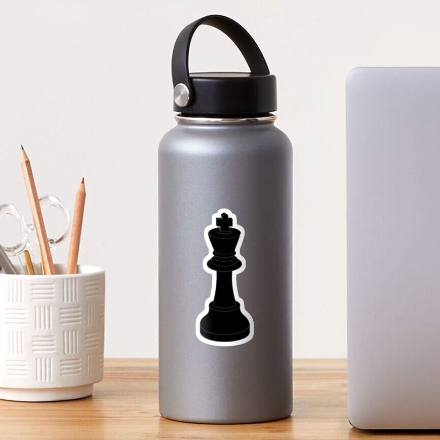 "Chess King Icon" Sticker for Sale by liftdesign | Redbubble