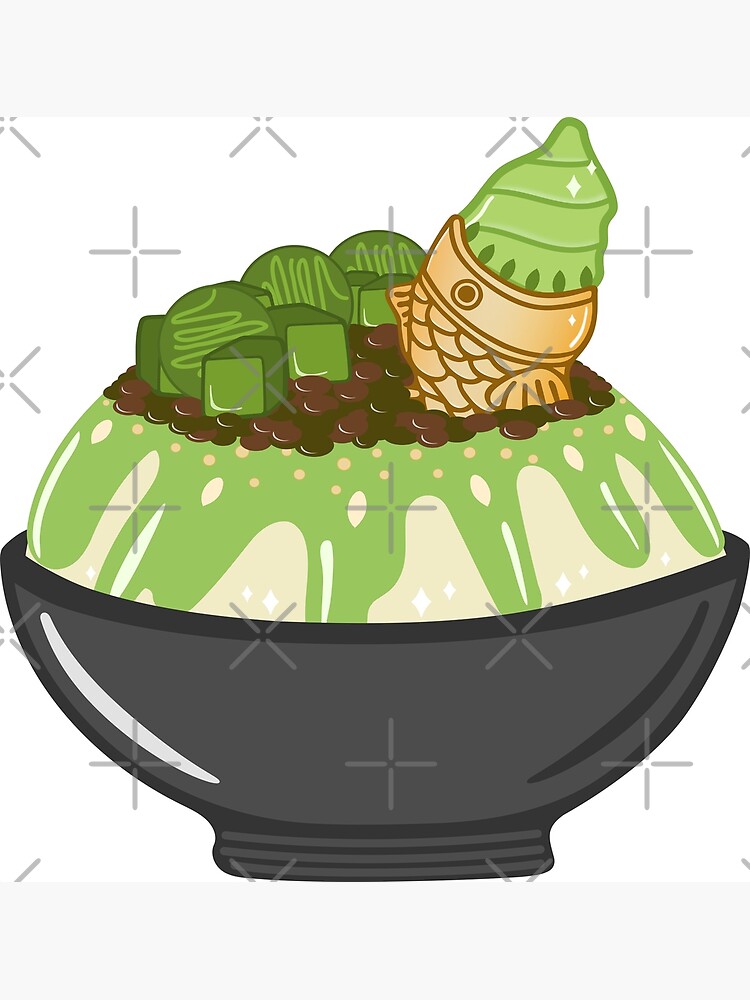 "Matcha Bingsu Taiyaki ♡ | Korean Food | Korea" Poster for Sale by ...