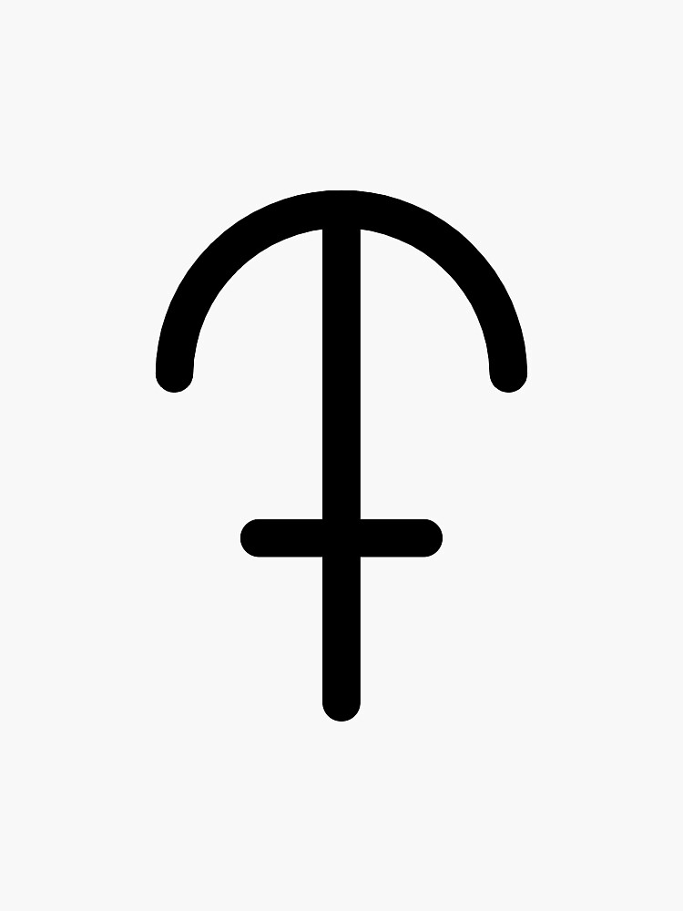 "Chronos symbol" Sticker for Sale by ancestraux | Redbubble