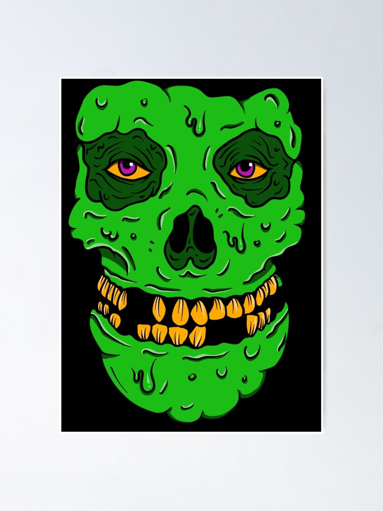 "Green Hell Misfits" Poster for Sale by Phell666 | Redbubble