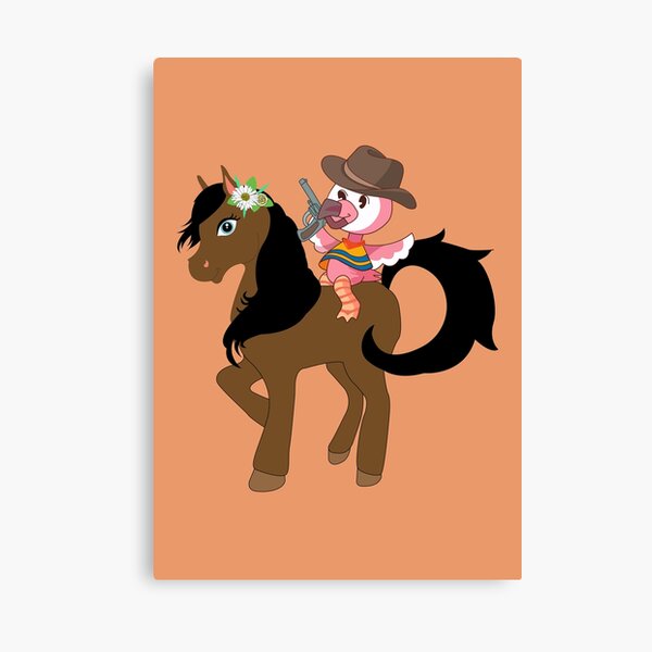 Lienzo «Flamingo youtube Flamingo Plush cowboy flamingo bird on a cute ...