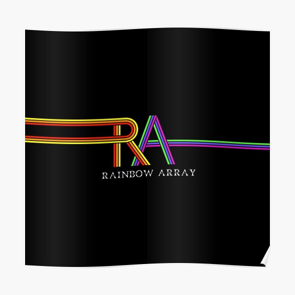 "Rainbow Array 0 - The Logo" Poster for Sale by rainbowarray | Redbubble