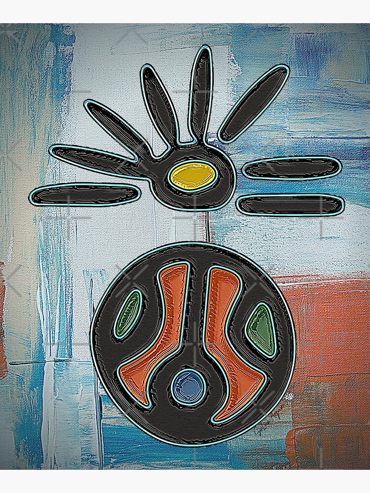 "Taino Sun Symbol" Art Print for Sale by SoLunAgua . | Redbubble