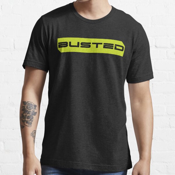 "Busted simple cyberpunk urban slang letters" T-shirt for Sale by ...