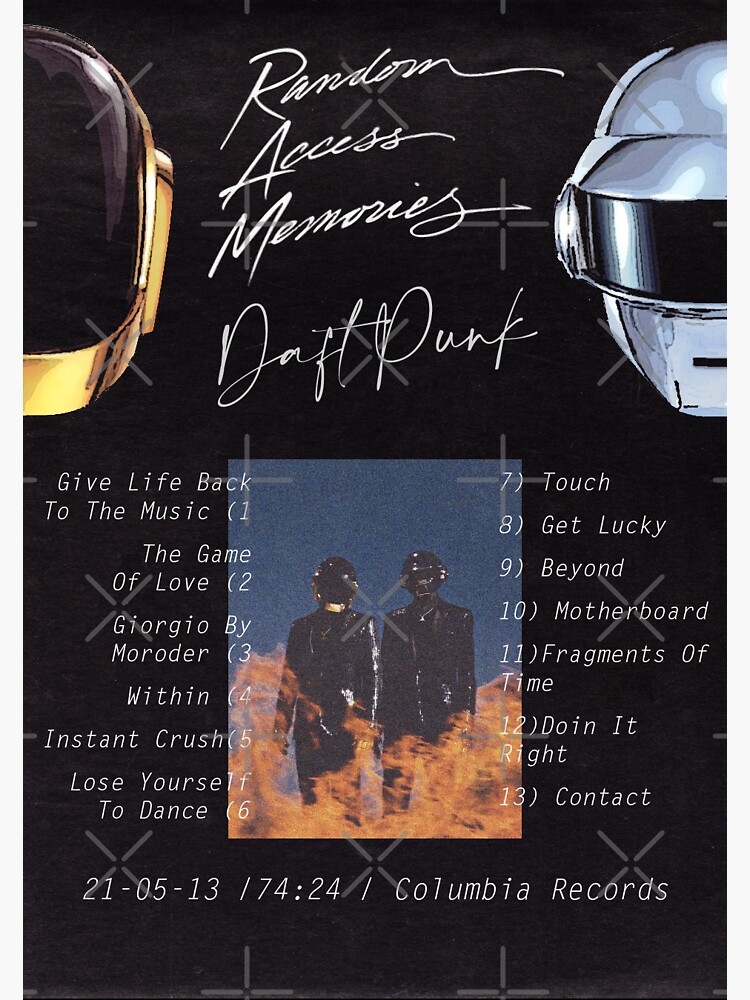 "Random Access Memories - Daft Punk (Poster)" Sticker for Sale by ...