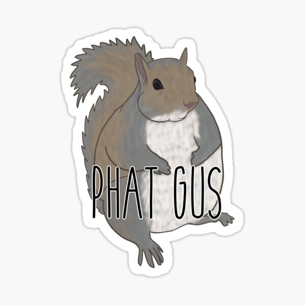 "Phat Gus" Sticker for Sale by illfollowthesun | Redbubble