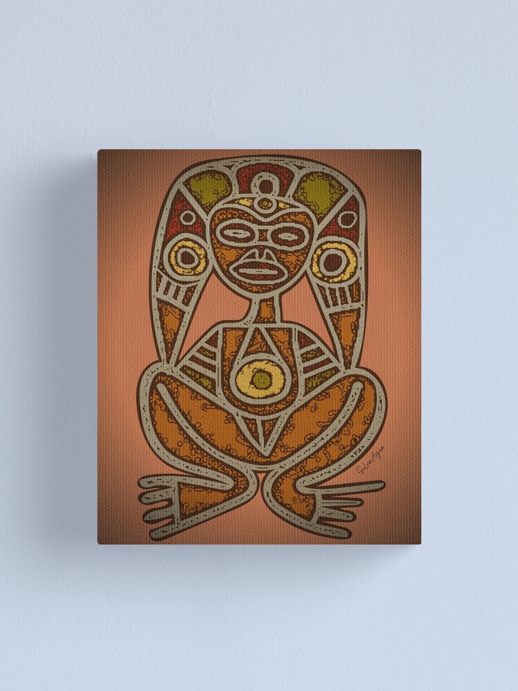 "Atabey Goddess Taino Symbol" Canvas Print for Sale by liamaris | Redbubble