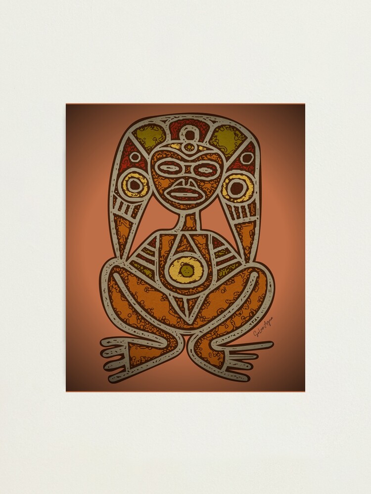 "Atabey Goddess Taino Symbol" Photographic Print for Sale by liamaris ...
