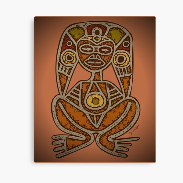 "Atabey Goddess Taino Symbol" Canvas Print for Sale by liamaris | Redbubble