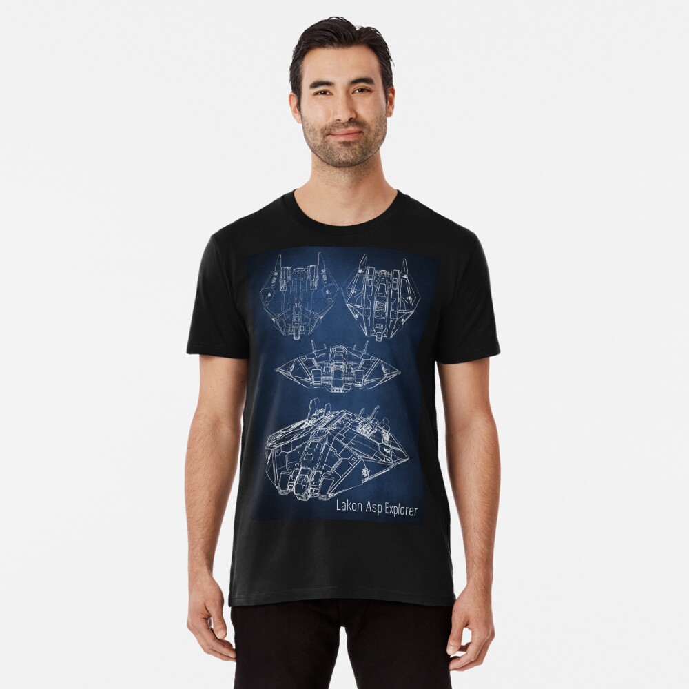 "Asp Explorer Blueprint" Poster for Sale by NicFullerArt | Redbubble