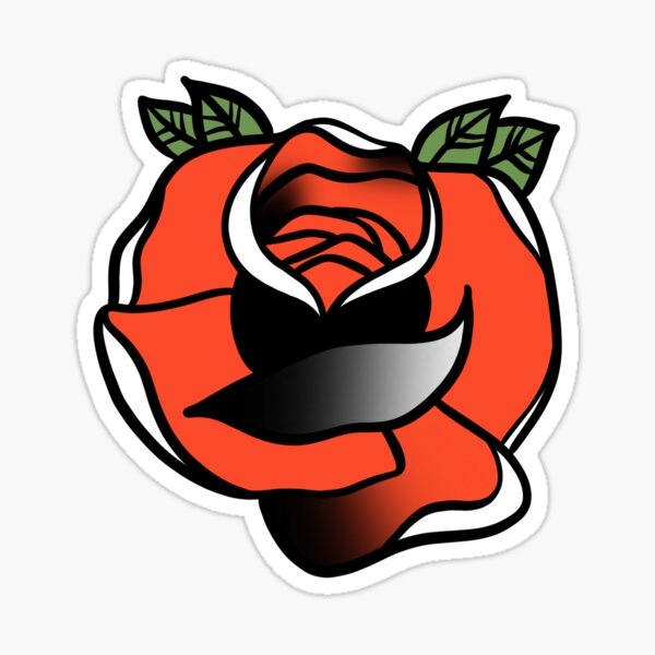 "A different trad rose" Sticker for Sale by doctorhoffman | Redbubble