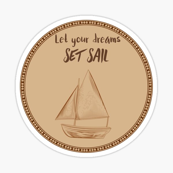 "Set sail" Sticker by Mini-Ti | Redbubble