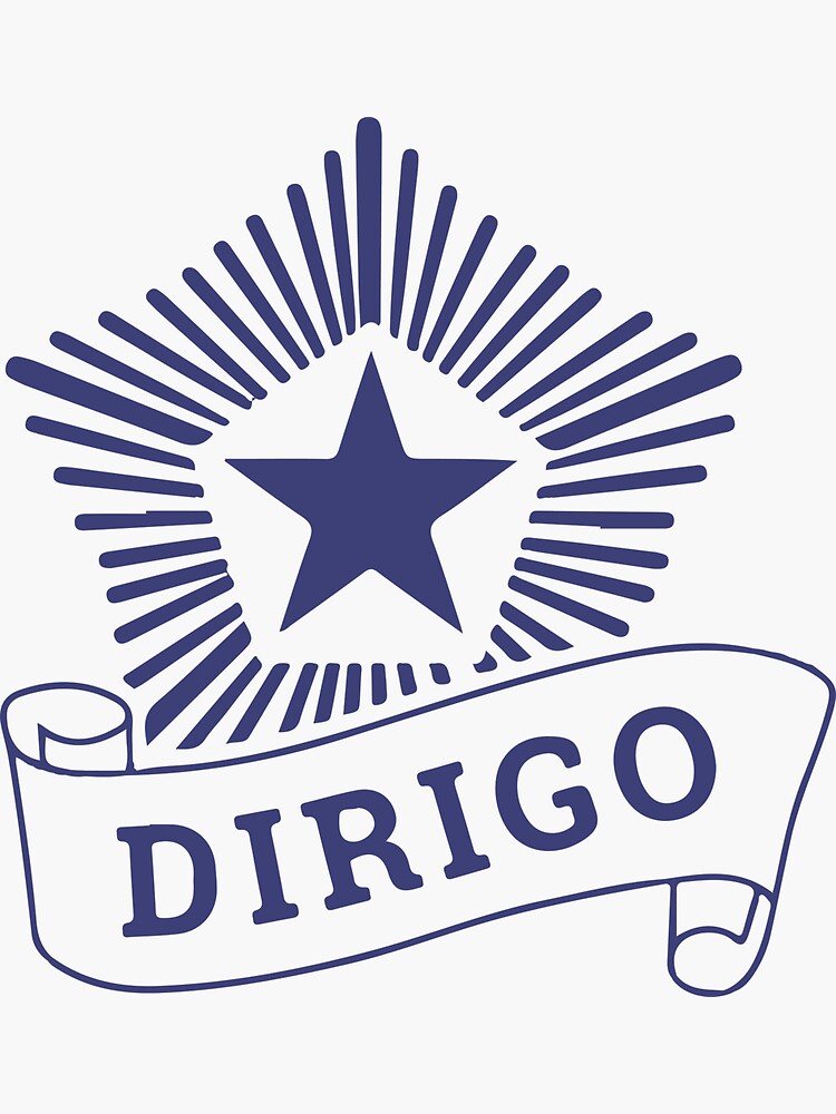 "The Dirigo (From the Maine 2020 Bicentennial Flag)" Sticker for Sale ...