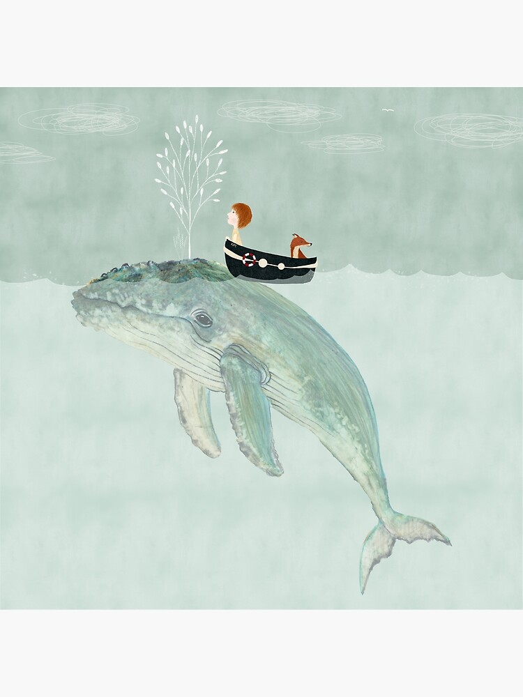 "Whale Island red haired" Art Print for Sale by katherineq | Redbubble