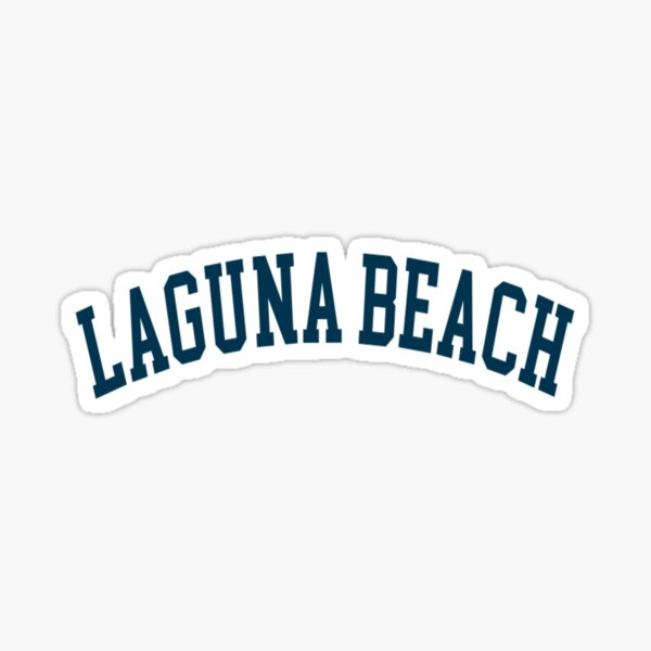 "Laguna Beach" Sticker for Sale by fab-designs | Redbubble