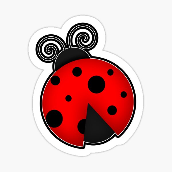 "Ladybird " Sticker for Sale by inarusx | Redbubble