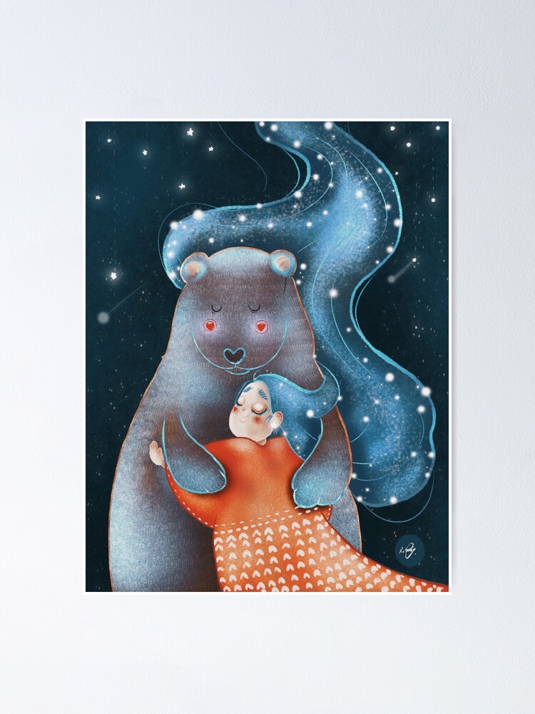 "Hug" Poster for Sale by robertartp | Redbubble