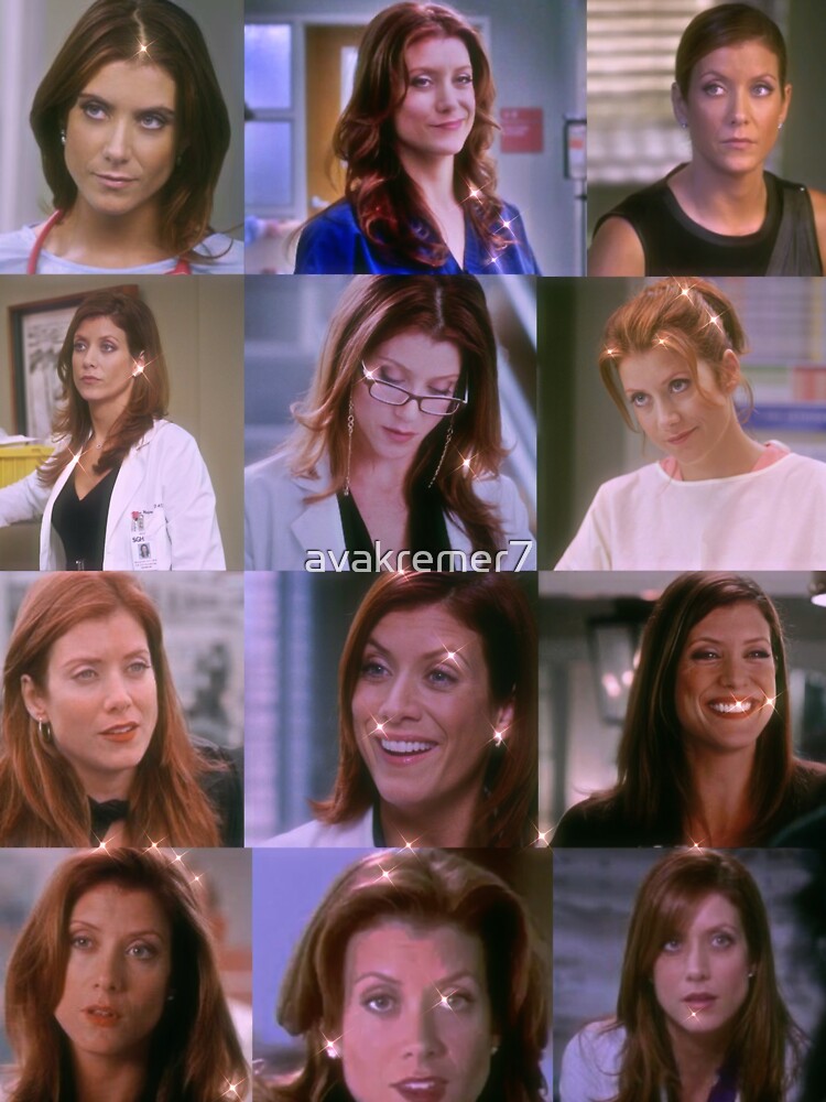 "Addison Montgomery Collage" Sticker by avakremer7 | Redbubble