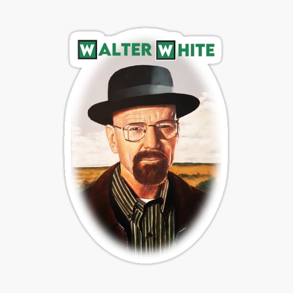 "Walter White Painting" Sticker by ArtworkDesign | Redbubble