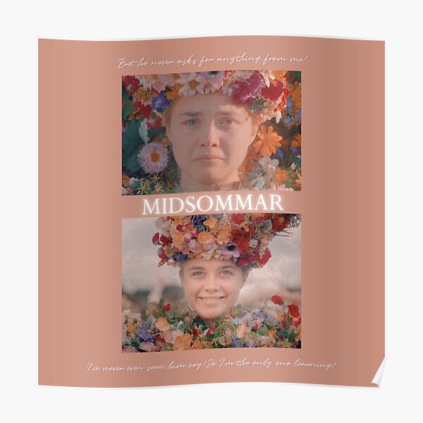 "Dani Smile with quote from Midsommar" Poster by tatianafe14 | Redbubble