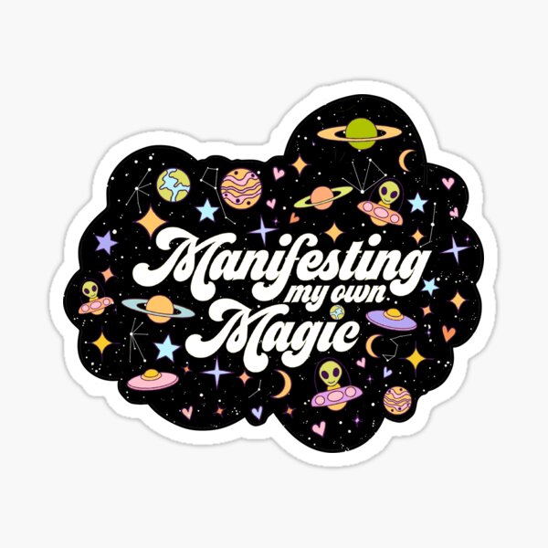 Stickers Paper Self-Love MANIFESTING Sticker I Manifested This Life ...