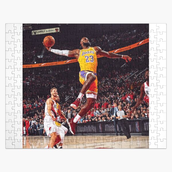 Lebron James Jigsaw Puzzles | Redbubble