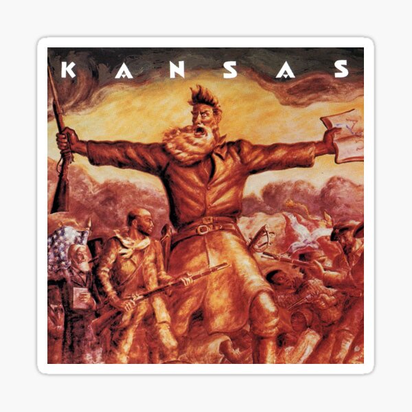 "Kansas" Sticker for Sale by GeneviveRoney | Redbubble