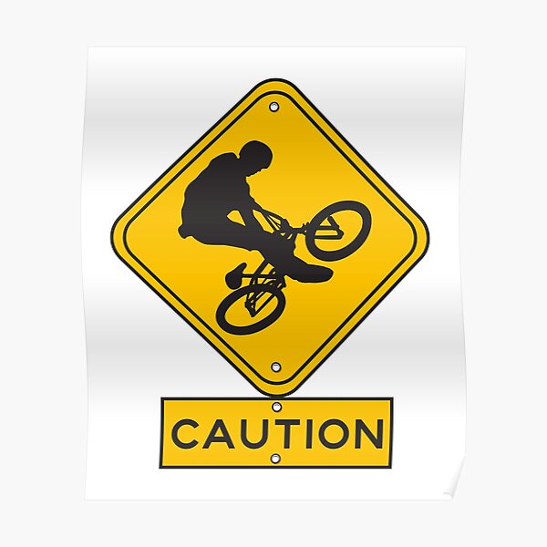 " hilarious road signs drive slow" Poster by TheFlipRepublic | Redbubble