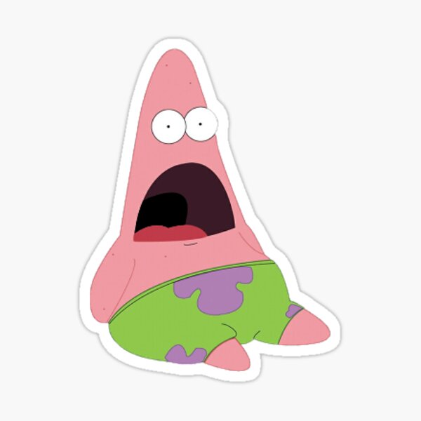 "Patrick Start Funny Meme Sticker" Sticker by Madblender20 | Redbubble