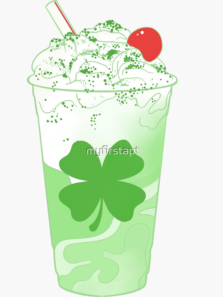 "Shamrock Shake" Sticker for Sale by myfirstapt | Redbubble