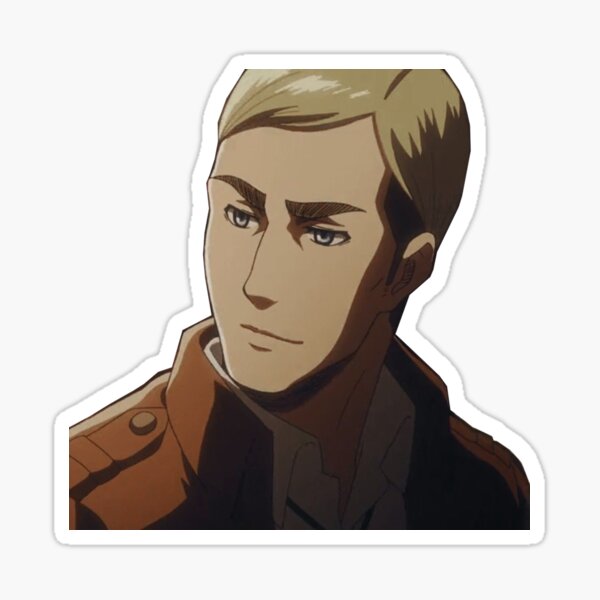 "Erwin Smith (Attack on Titan)" Sticker for Sale by kawaiicrossing ...