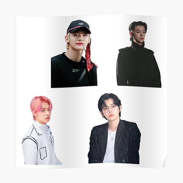 "TXT Yeonjun Sticker Set [TXT VOL.One]" Poster by purelyasiashop ...