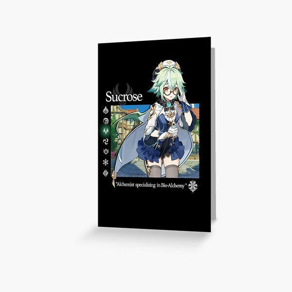 "Sucrose - Genshin Impact " Greeting Card by LordAnimation | Redbubble
