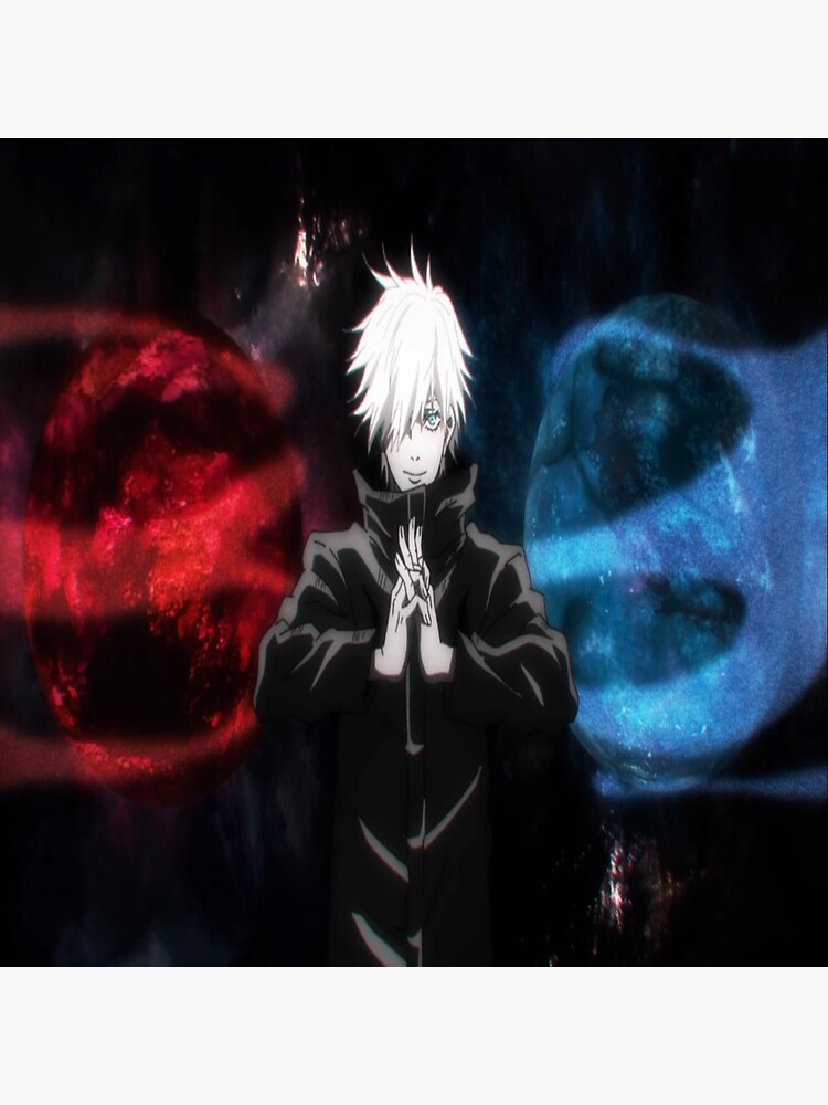 "satoru gojo anime mask and stickers " Sticker for Sale by Lilmamba24 ...