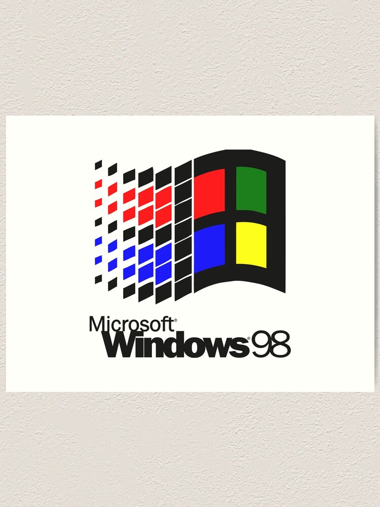 "Windows 98" Art Print by salehyoart | Redbubble