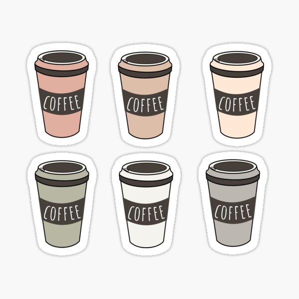 "Coffee Stickers | Sticker pack | Aesthetic | Boho" Sticker by ...