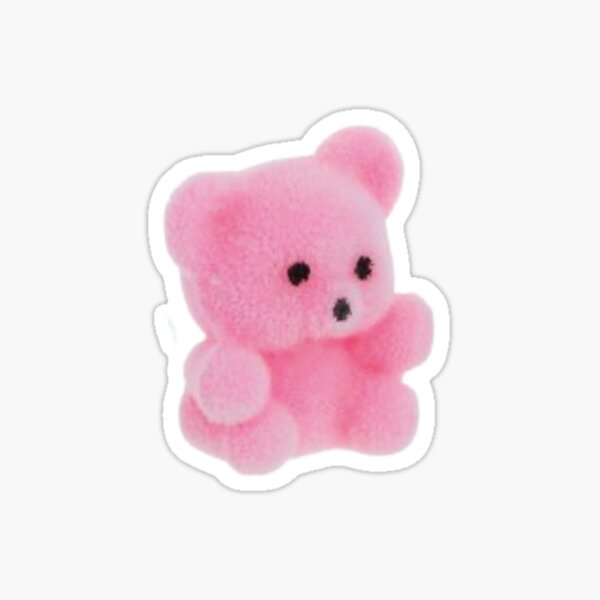 "Pink Bear" Sticker by spoopy101 | Redbubble
