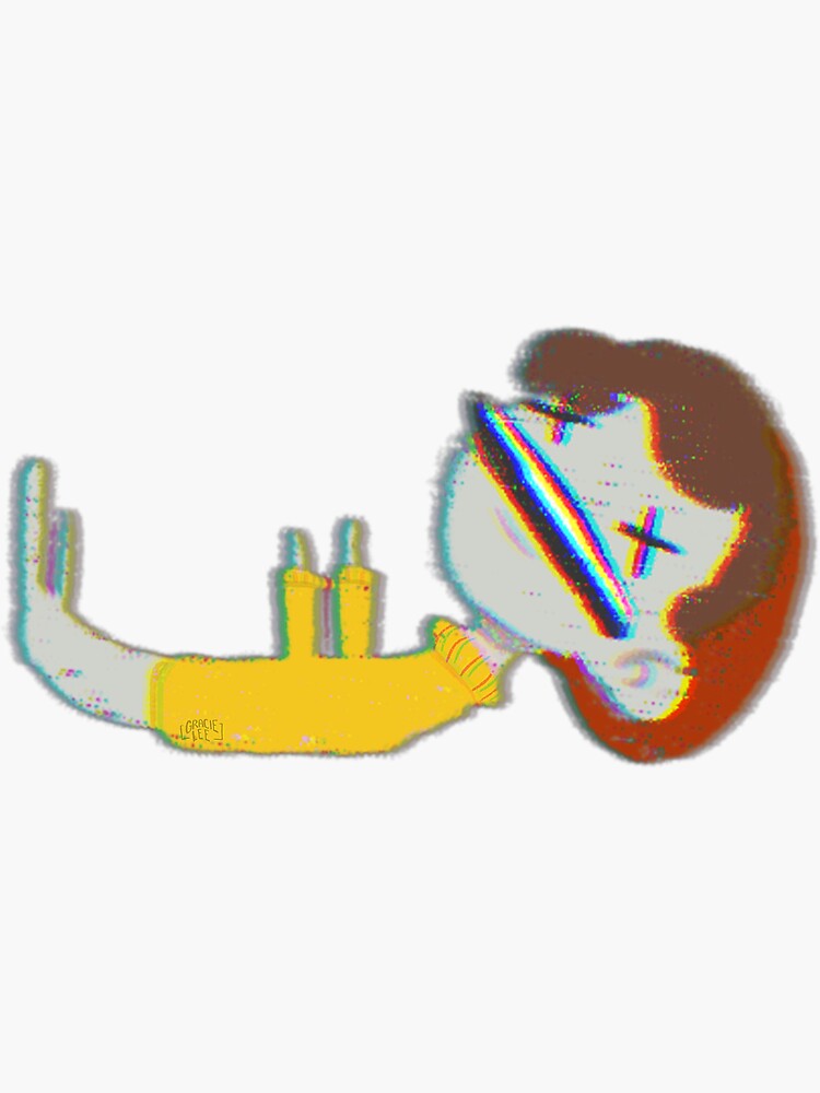 "CURSED WILBUR SOOT" Sticker by Gracielee-art | Redbubble