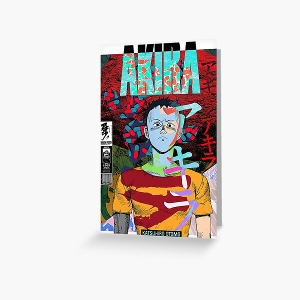 " Akira Manga - AWAKEN TETSUO - Japanese Psychedelic" Greeting Card by ...