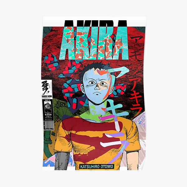 " Akira Manga - AWAKEN TETSUO - Japanese Psychedelic" Poster for Sale ...