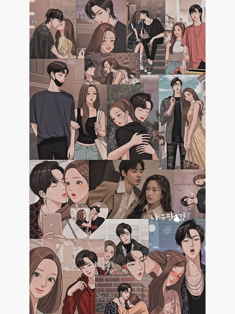 "True Beauty Webtoon Collage" Metal Print by BitOff | Redbubble