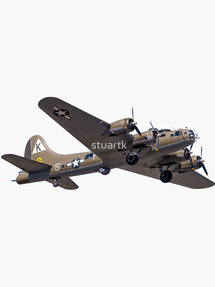 "Boeing B-17 Flying Fortress" Sticker for Sale by stuartk | Redbubble