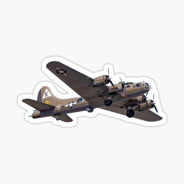 "Boeing B-17 Flying Fortress" Sticker for Sale by stuartk | Redbubble