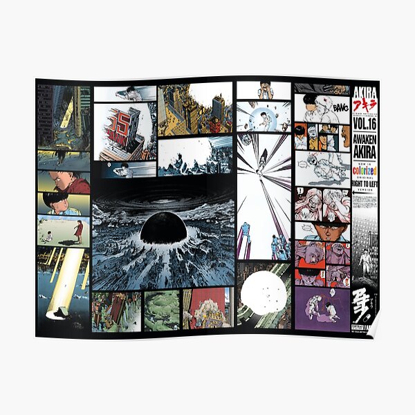 "AWAKEN AKIRA - Neo-Tokyo Explosion - japanese Manga/anime" Poster for ...