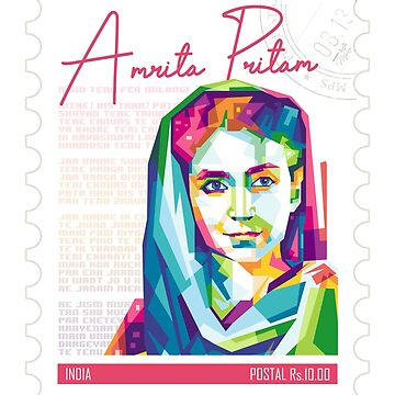 "Amrita Pritam" Poster for Sale by Doaabi Mijaazi | Redbubble