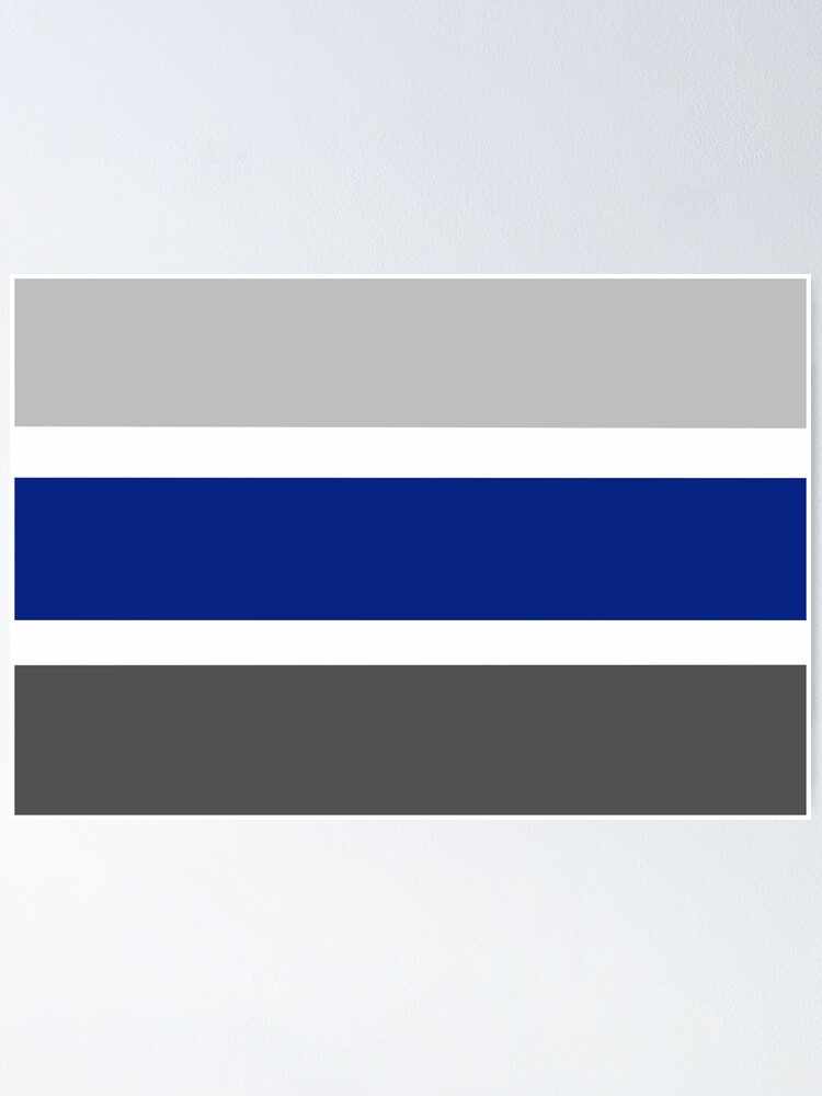 "Greygender Pride Flag" Poster for Sale by JustGottaDraw | Redbubble