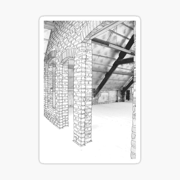 "Cookes Building Loft 1" Sticker for Sale by Colin Bentham | Redbubble
