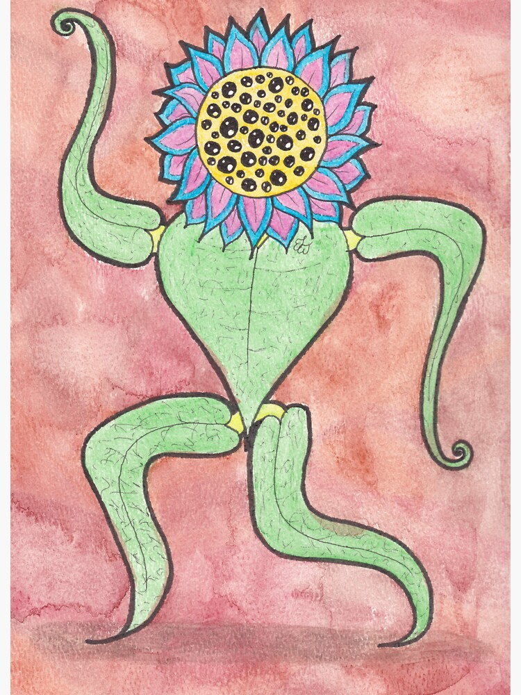 "Buff Flower Guy! with background" Sticker for Sale by reklawsiwel ...