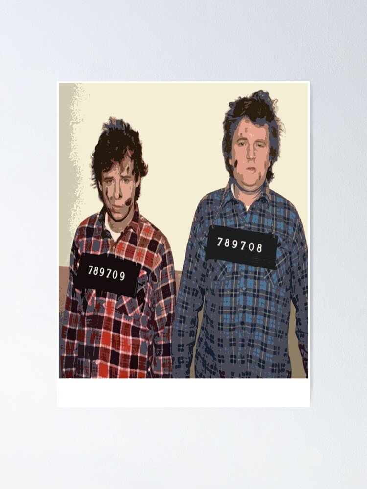 "Bob and Doug Mckenzie Mugshot - SCTV Legends" Poster for Sale by ...