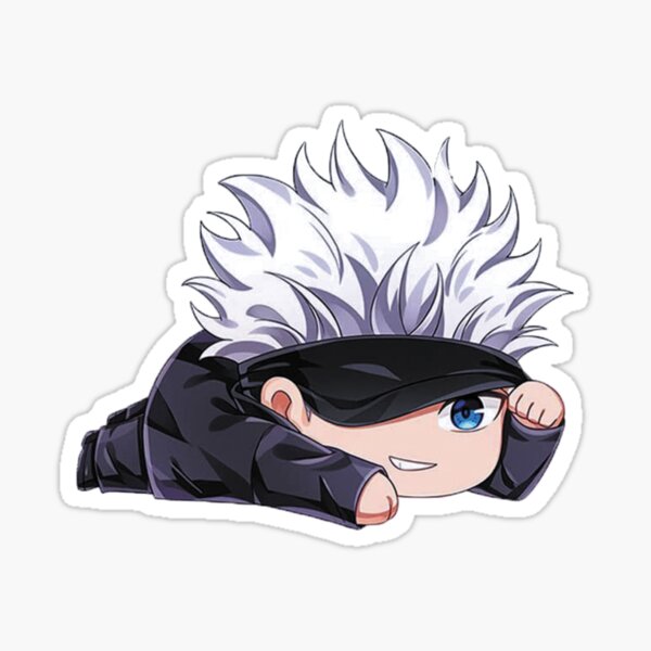"Lazy Shibi Satoru Gojo" Sticker by kambeshop | Redbubble